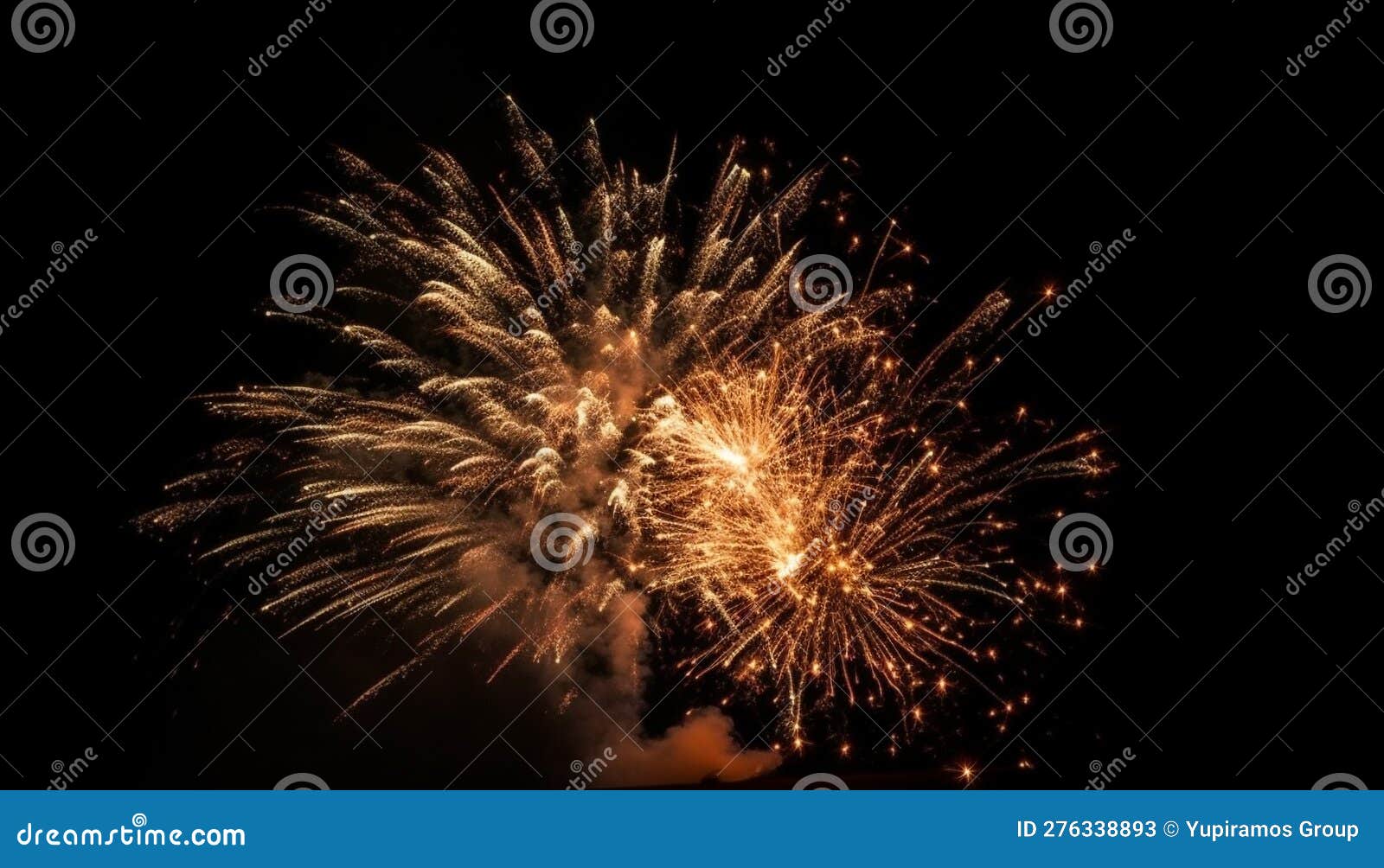 Bright Colors Exploding in Vibrant Firework Display Generated by AI ...