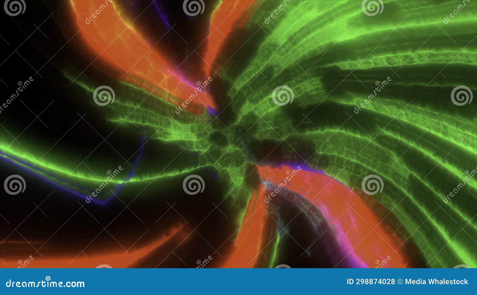 Bright Colors and Forms Move and Undulate on Screen. Motion. Spinning ...