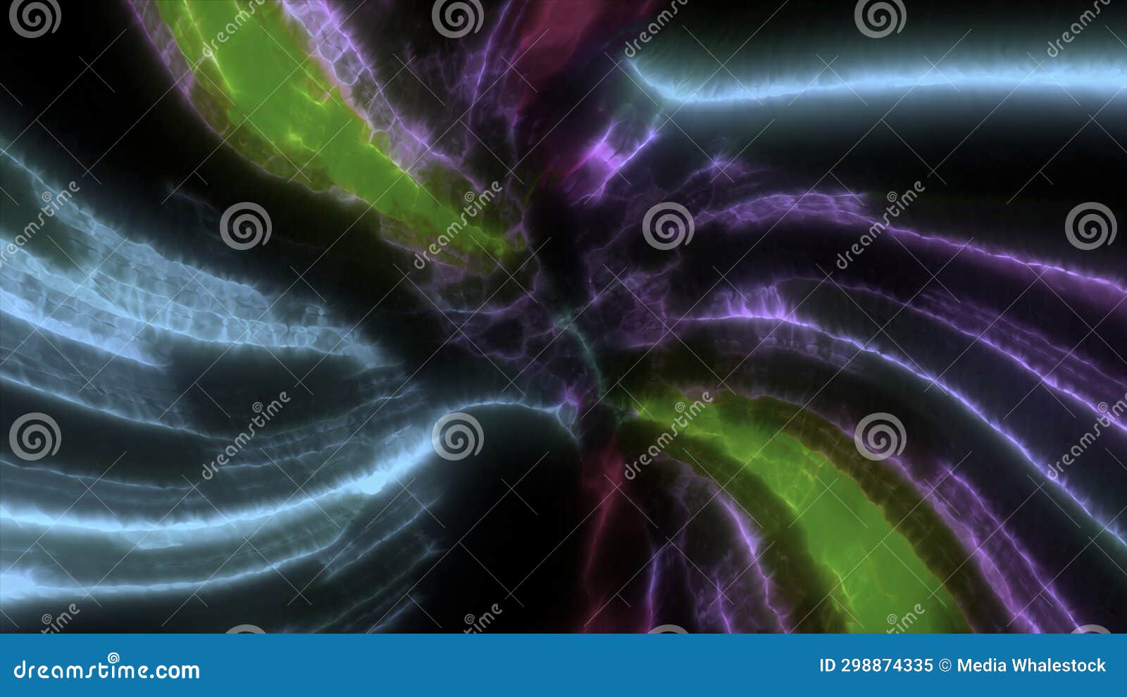 Bright Colors and Forms Move and Undulate on Screen. Motion. Spinning ...