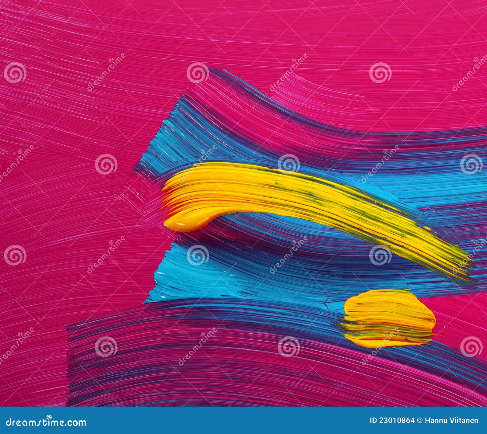 Bright Colors Paint Strokes Art Stock Photo - Image of abstract ...
