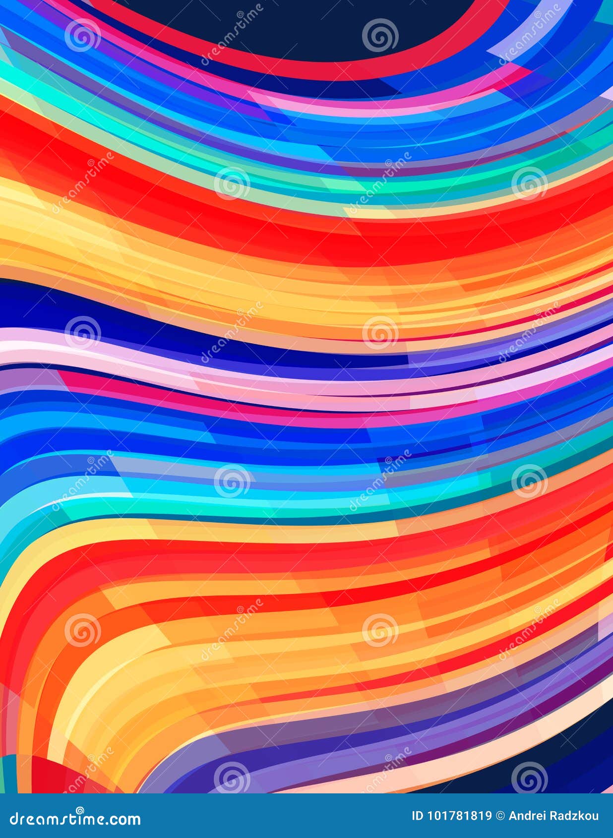 Bright Colors Striped Background. Vivid Pattern Stock Vector ...