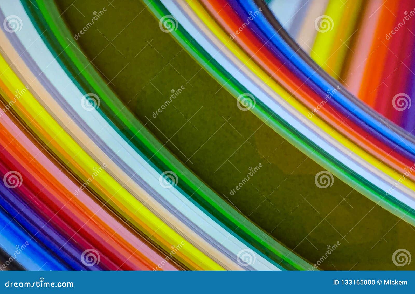 Abstract Rainbow in Colorful Swirl Pattern Stock Photo - Image of green ...