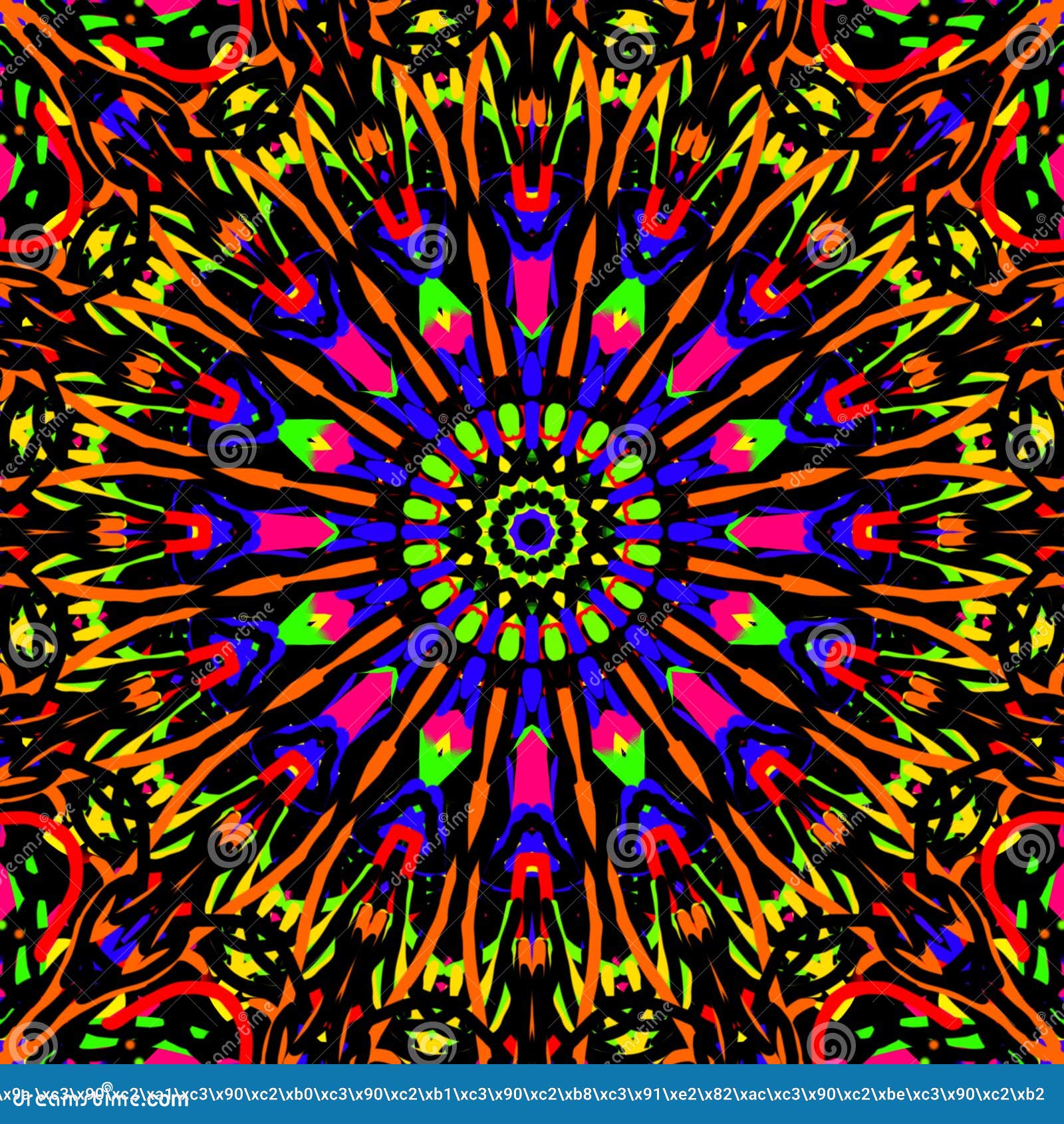 Bright Colors Will Save the World 16 Stock Illustration - Illustration ...