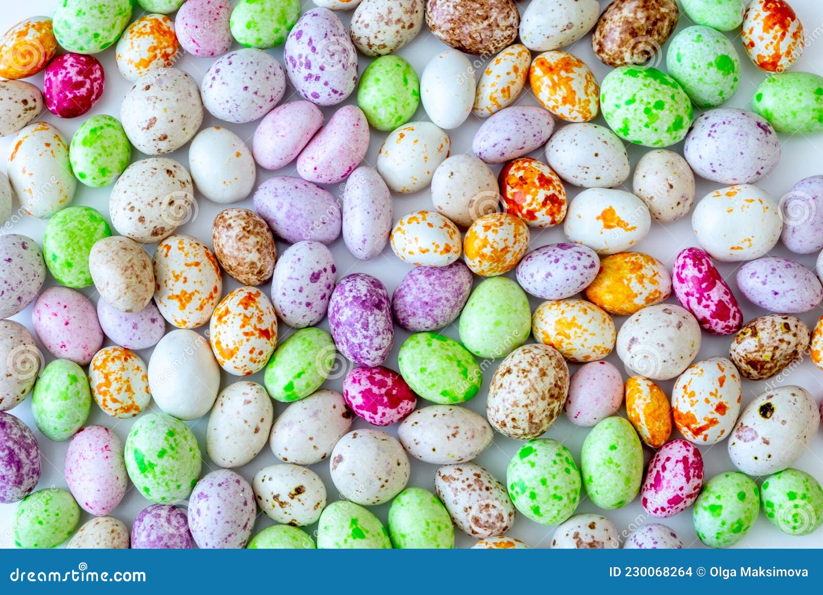 Bright Colour Chocolate Candy Background Texture from Above Stock Photo ...