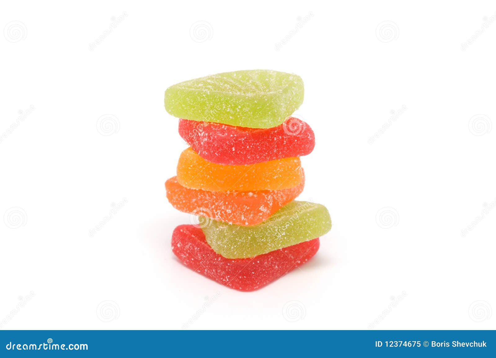 Bright colour sweets. stock image. Image of little, green - 12374675