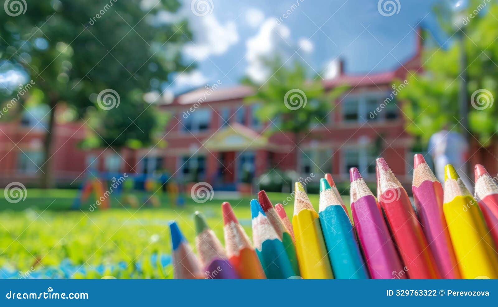 Bright and Colourful Background for Elementary School, Preschool or ...