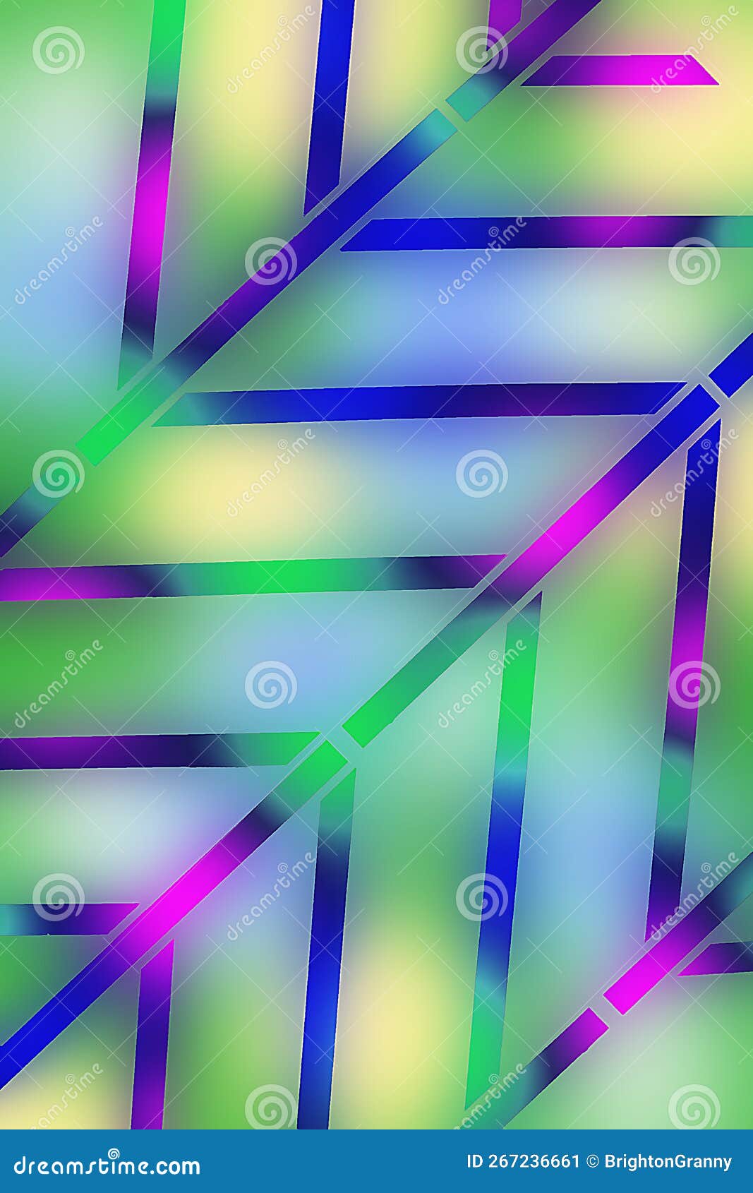 Bright Colourful Diagonal Zigzag Lines. Stock Image - Image of card ...