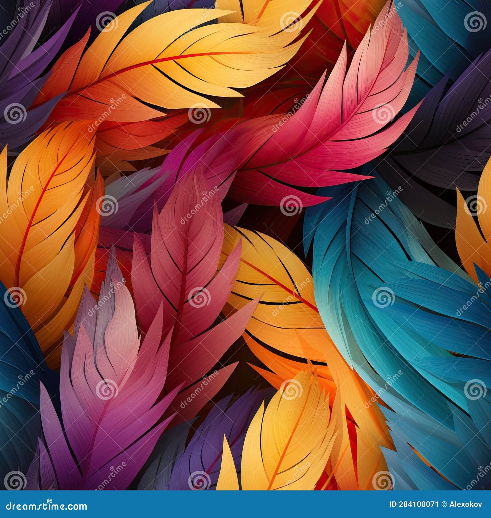 Bright and Colourful Fendi Textile Seamless Pattern AI Generated Stock ...