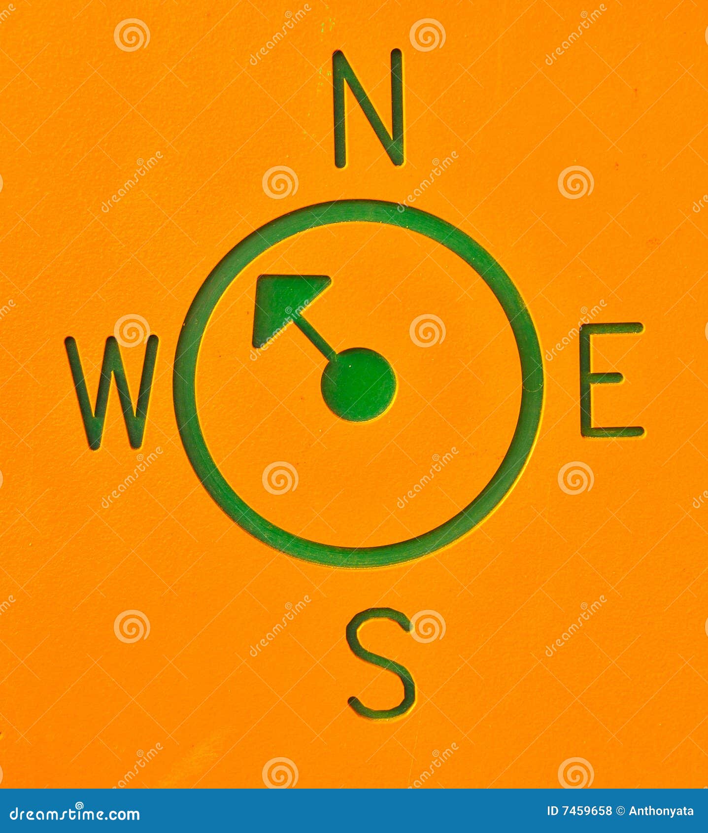 Bright Compass Direction stock illustration. Illustration of artistic ...