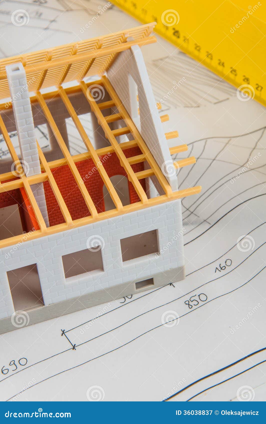 Bright Composition of Professional Building Stuff Stock Image - Image ...