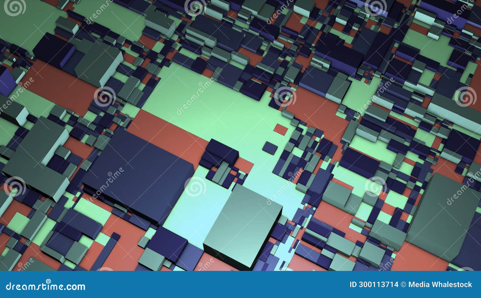 A Bright Composition of Rectangles of Different Sizes.Motion Stock ...