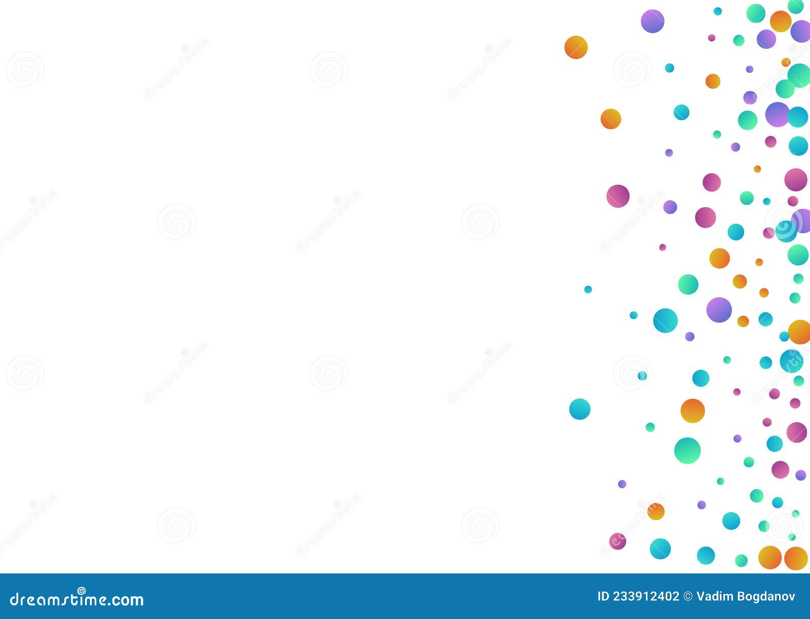 Bright Confetti Fun Vector White Background Stock Vector - Illustration ...