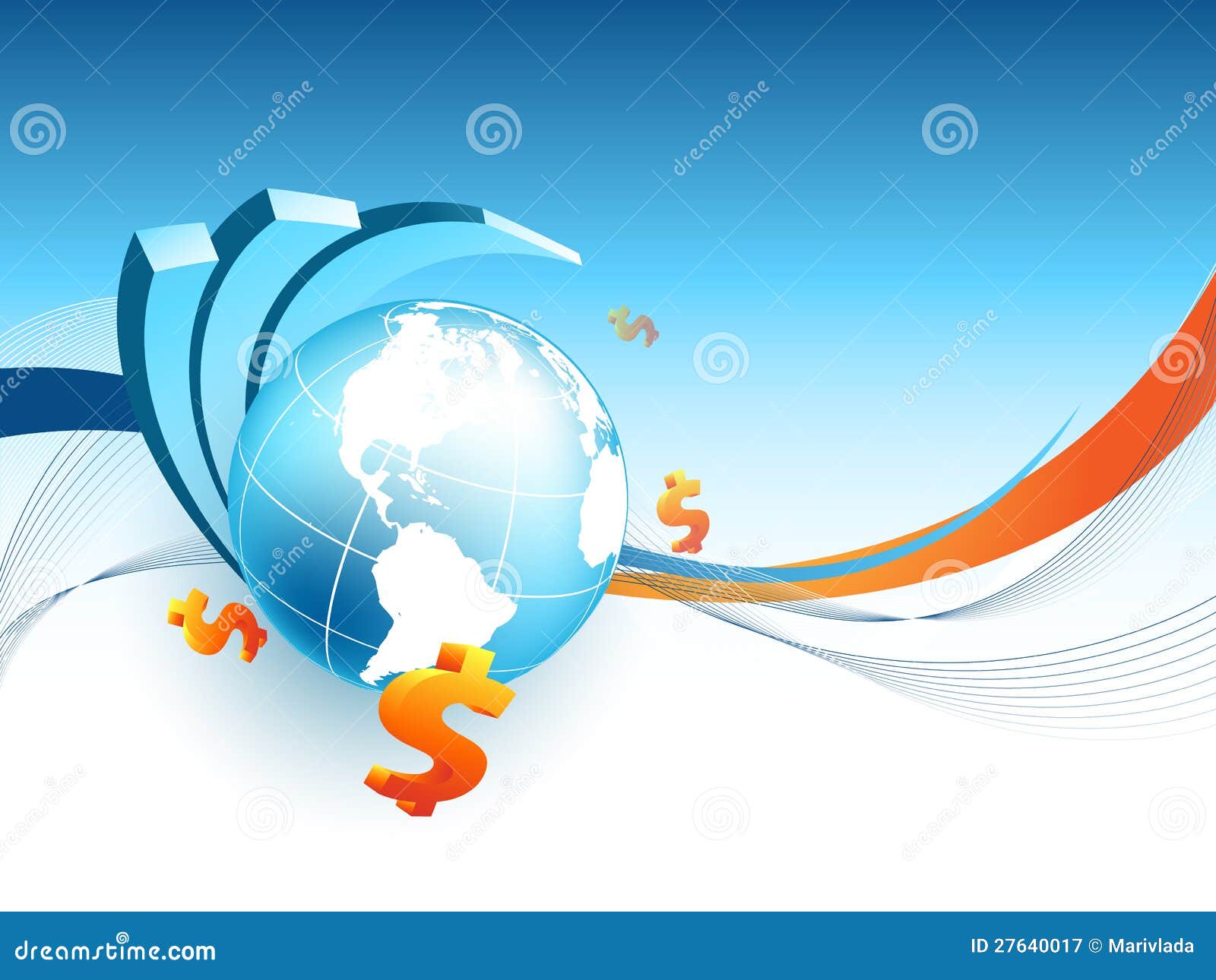 Bright Corporate Vector Frame. Eps10 Stock Vector - Illustration of ...