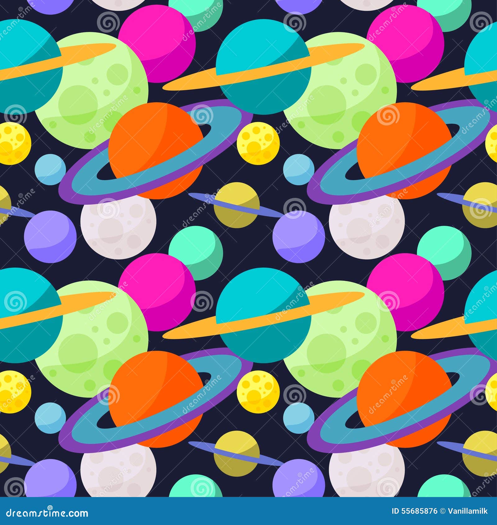 Cosmic Seamless Pattern Stock Illustrations – 16,132 Cosmic Seamless ...