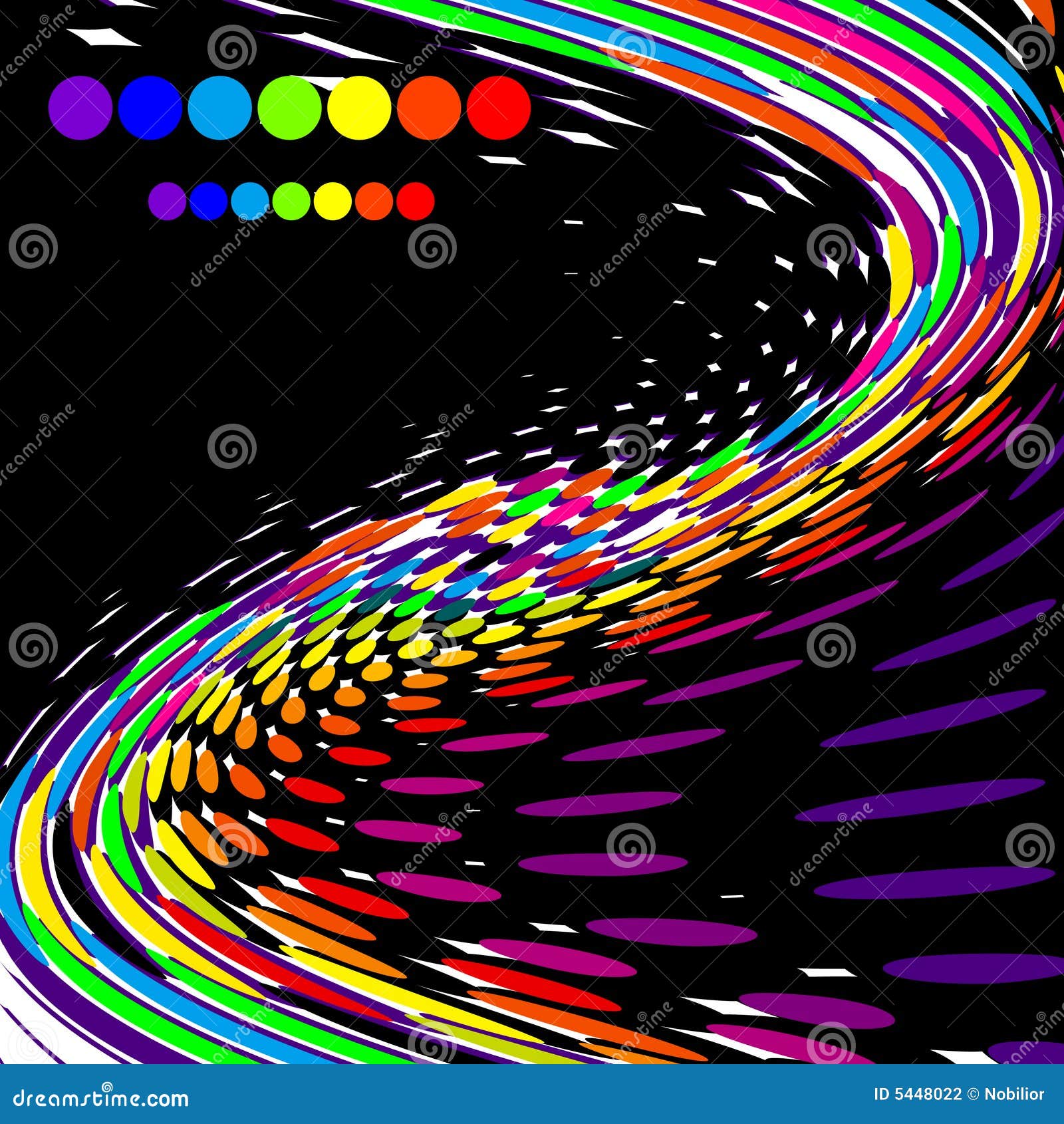 Bright creative background stock vector. Illustration of green - 5448022