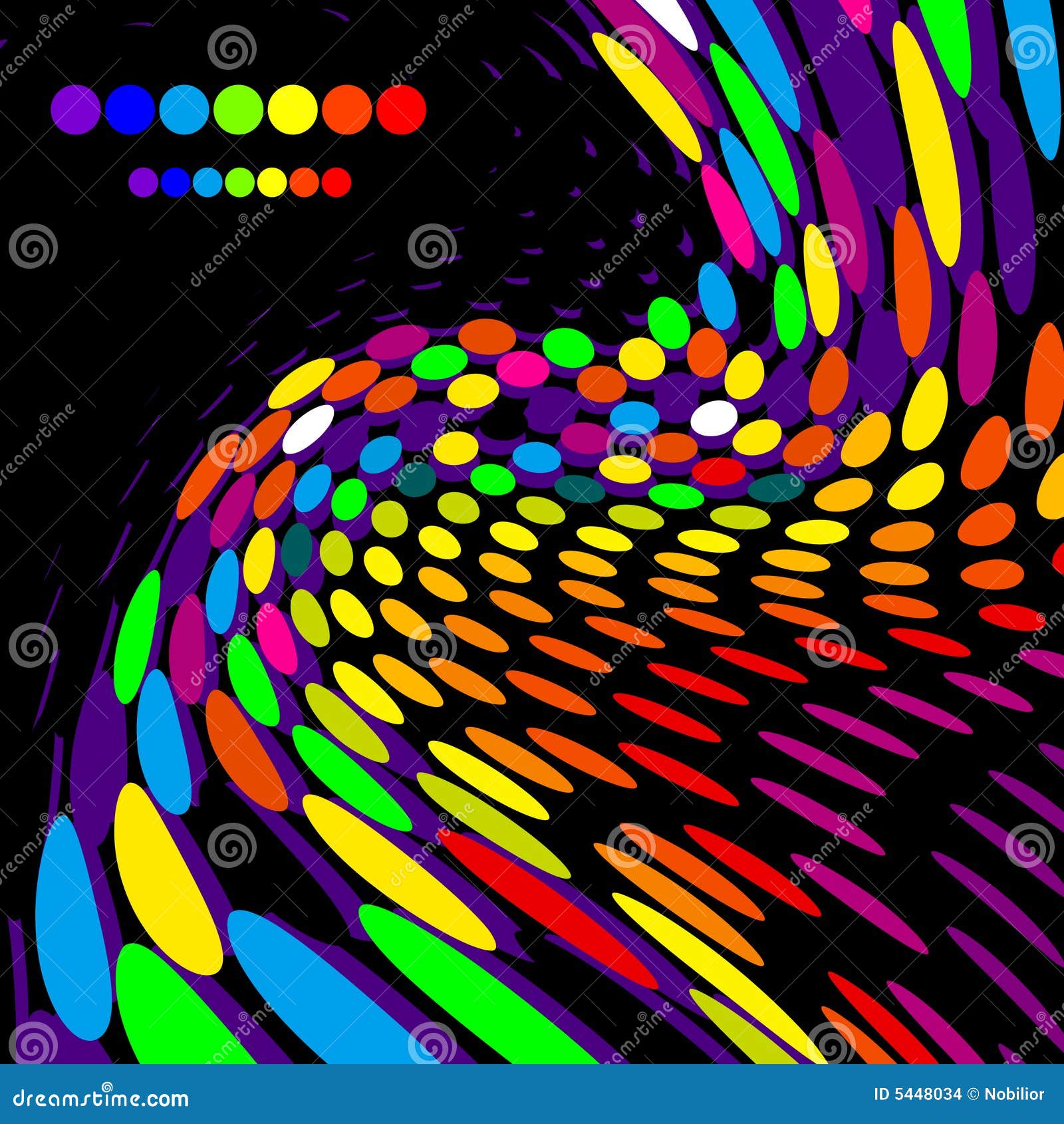 Bright creative background stock vector. Illustration of halftone - 5448034