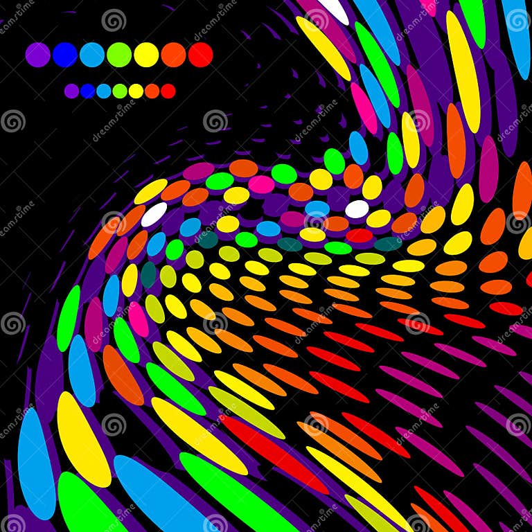 Bright creative background stock vector. Illustration of halftone - 5448034