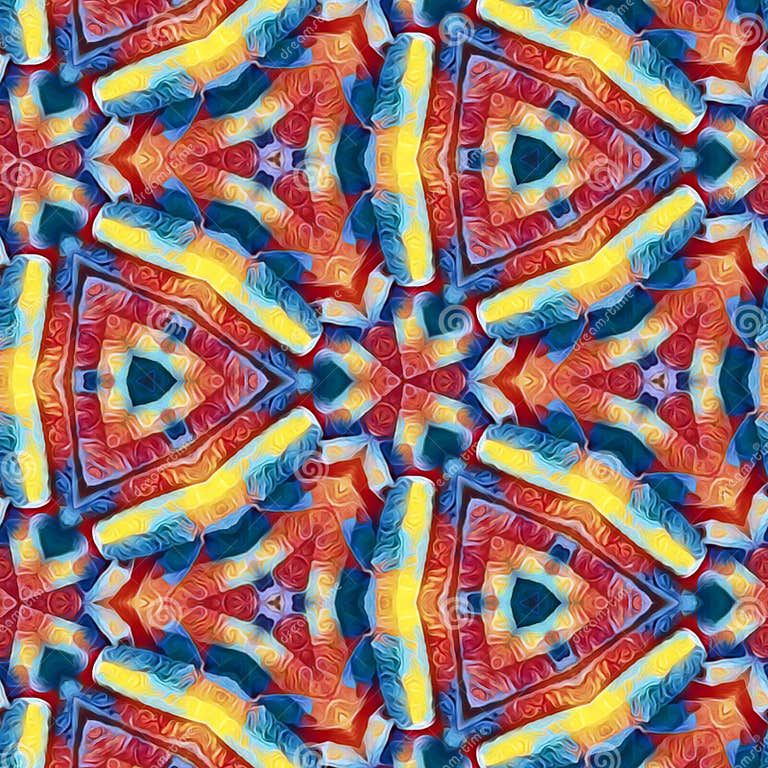 Bright Creative Patterns and Tessellation Designs in Primary Colours ...