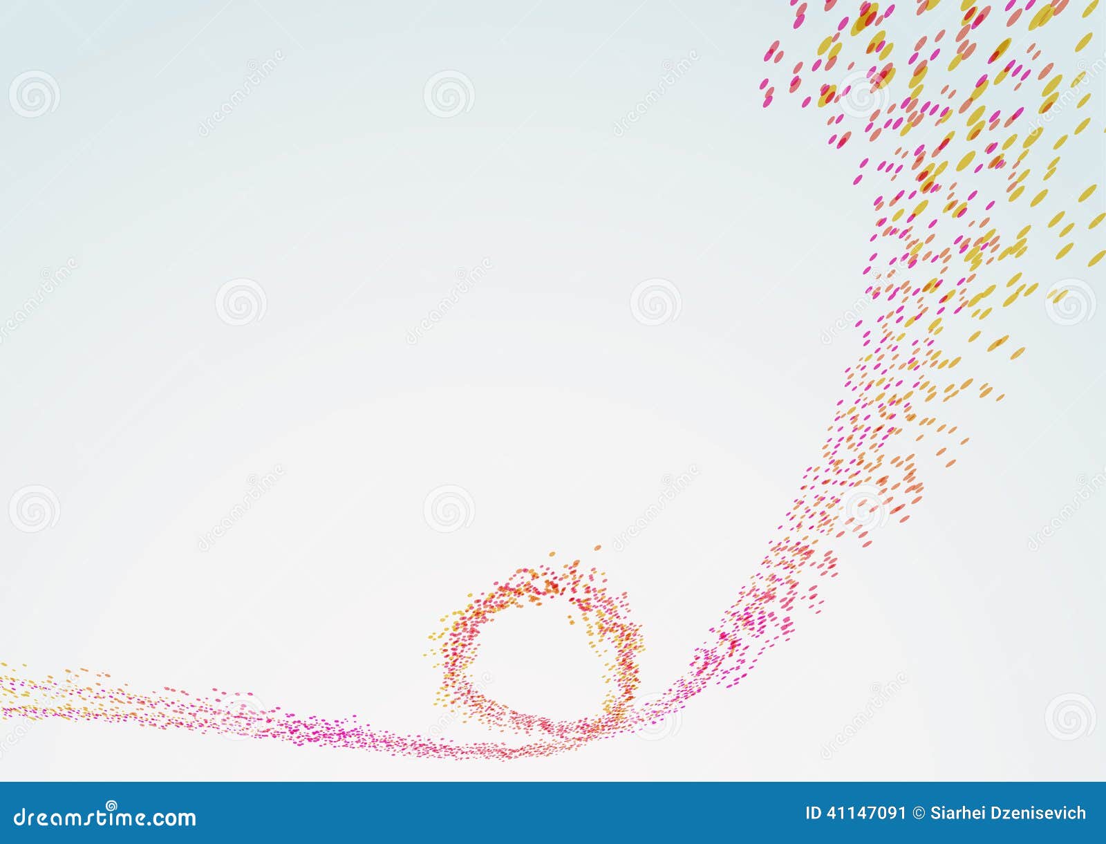Bright Curved Line Particle Flow Cartoon Vector | CartoonDealer.com ...