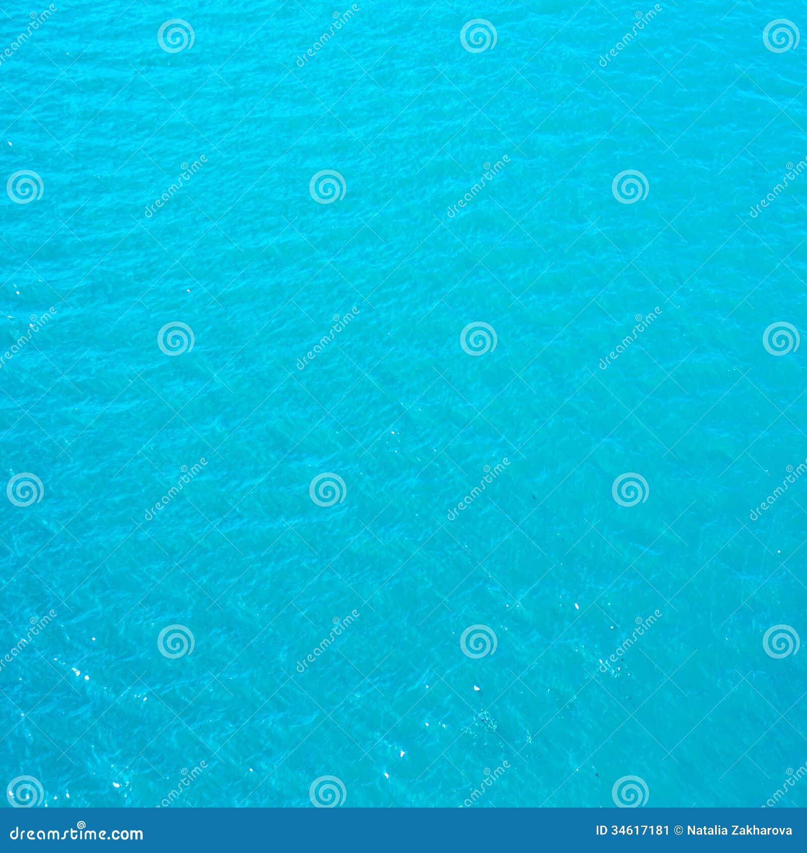 Bright Cyan Blue Sea Water May Use As Background or Texture. Stock ...