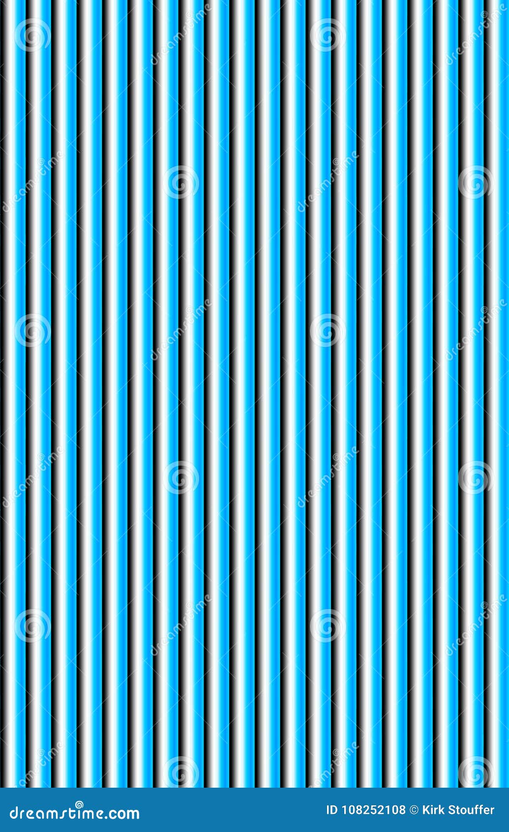 A Simple Vertical Striped Cyan Pattern. Stock Illustration ...