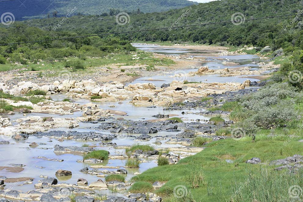Rocky River Bed stock image. Image of rocks, bright - 110302933