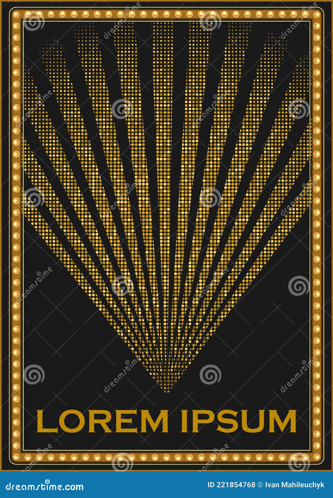 Decorative Vertical Frame Border Of A4 Size Vector Illustration ...