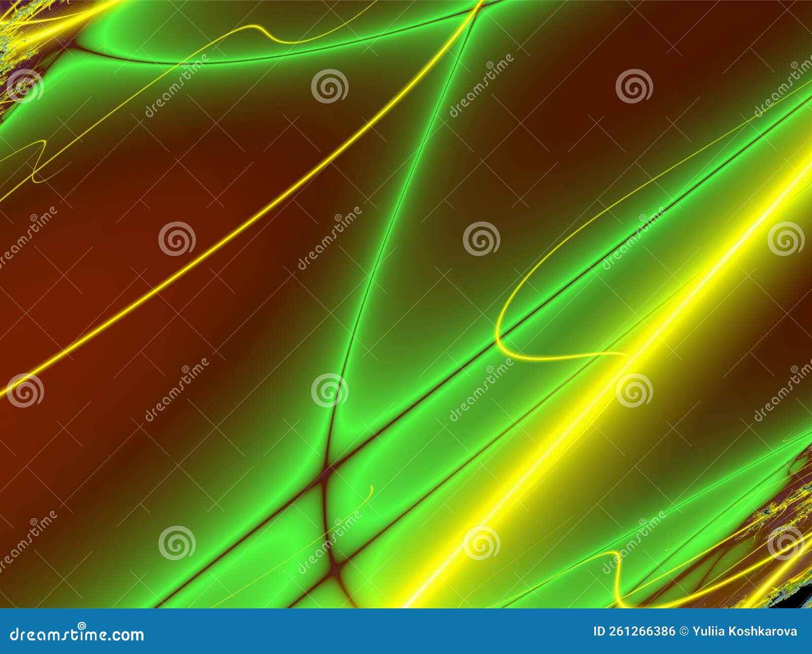 Bright Decorative Yellow-green Pattern, Abstract Background Stock ...