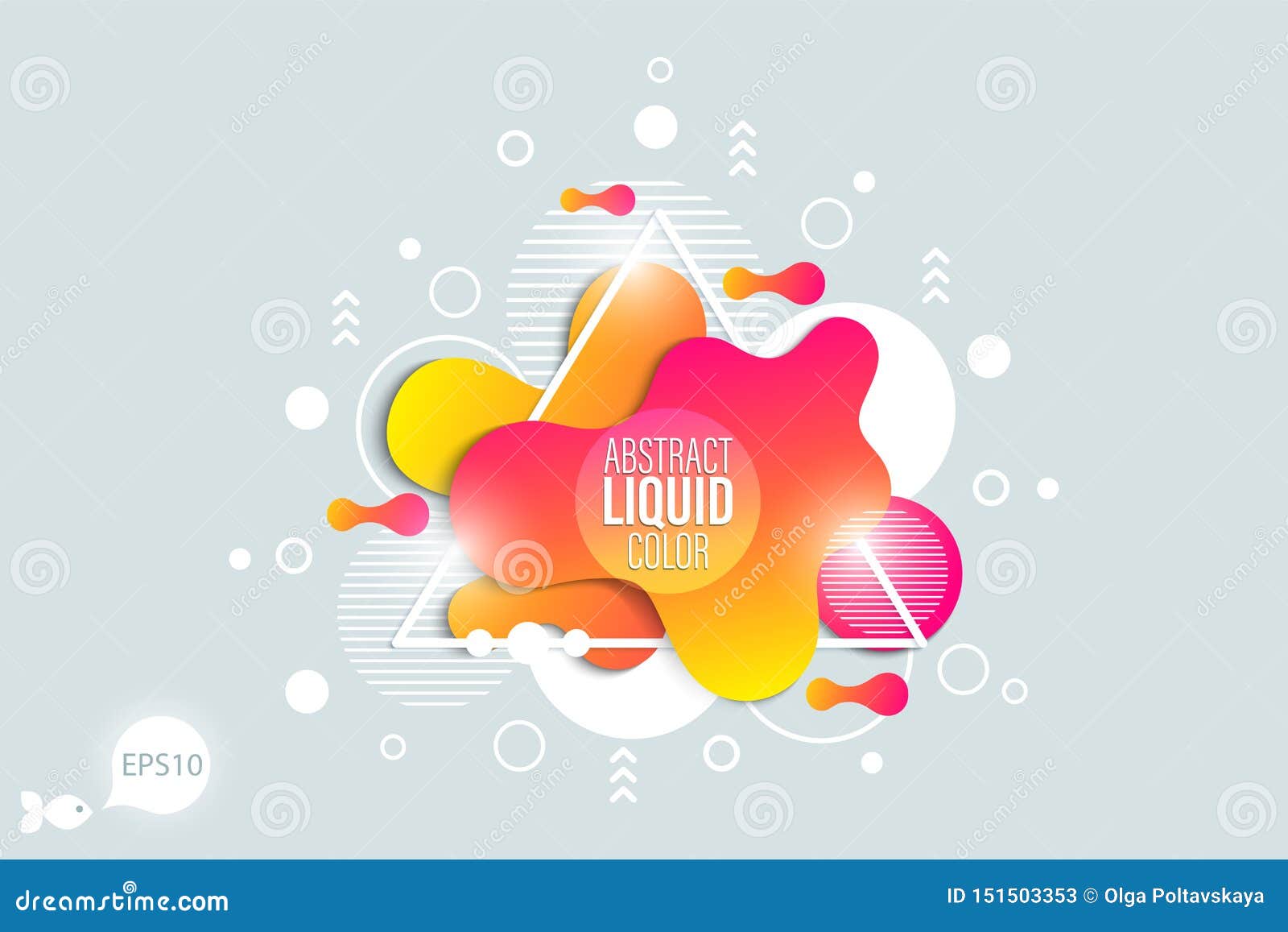 The Modern Vector Liquid Form Design Elements Stock Vector ...