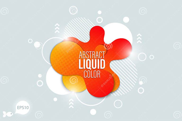 The Modern Vector Liquid Form Design Elements Stock Vector ...