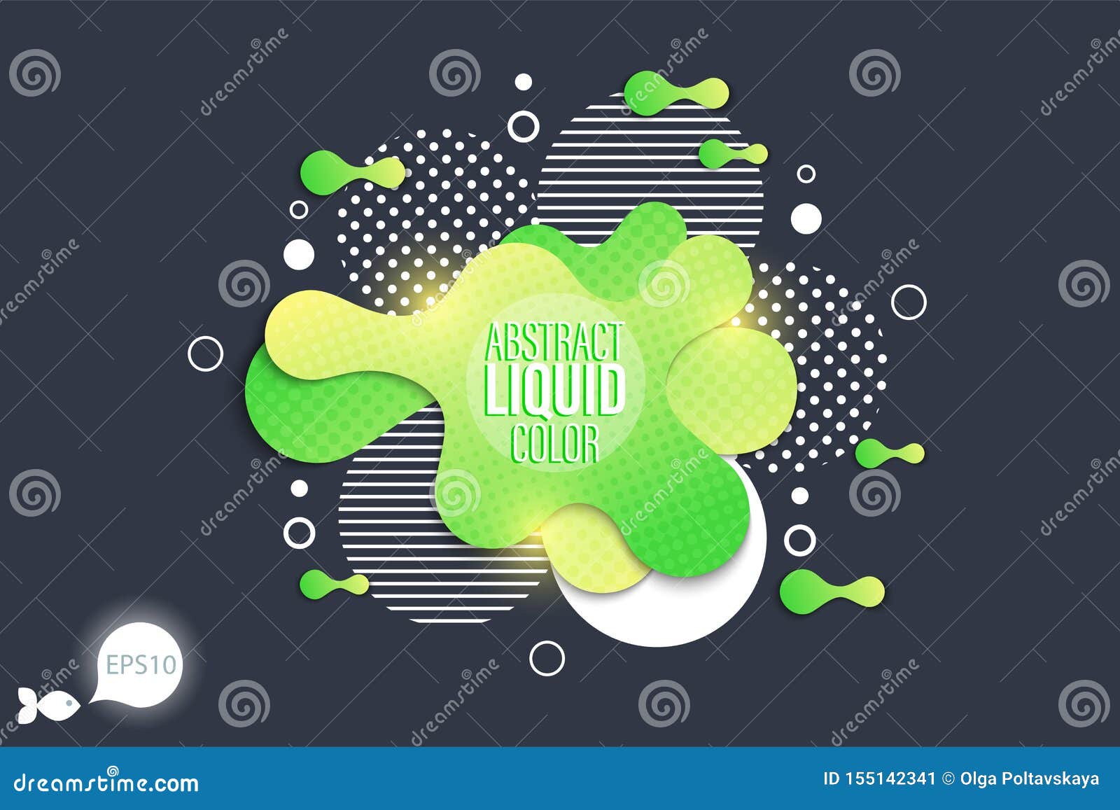 The Modern Vector Liquid Form Design Elements Stock Vector ...
