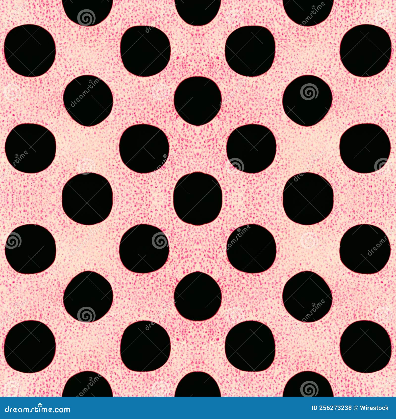 Bright Design of Polka Dot Circles in a Seamless Pattern Stock ...
