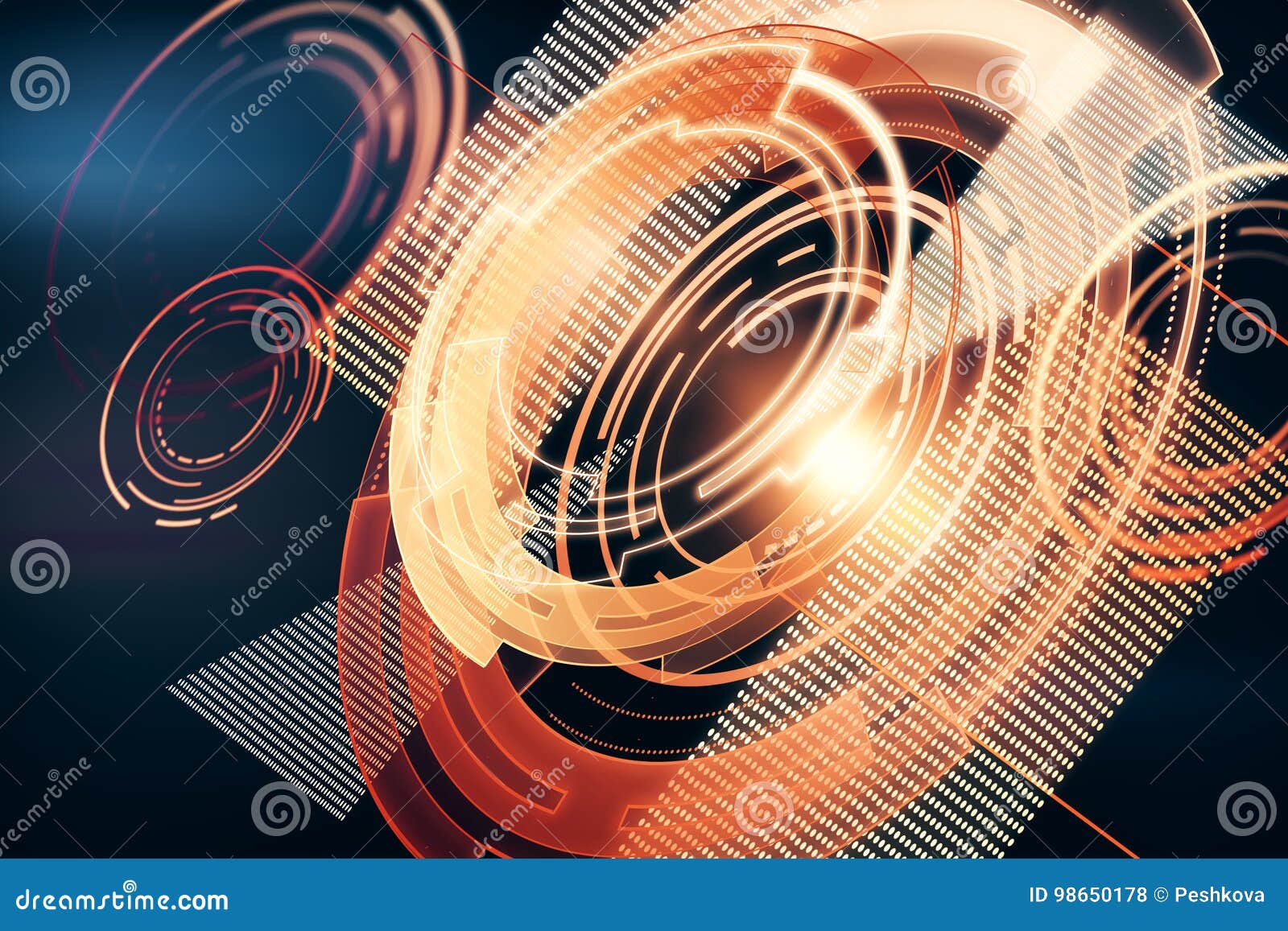 Bright Digital Button Backdrop Stock Illustration - Illustration of ...