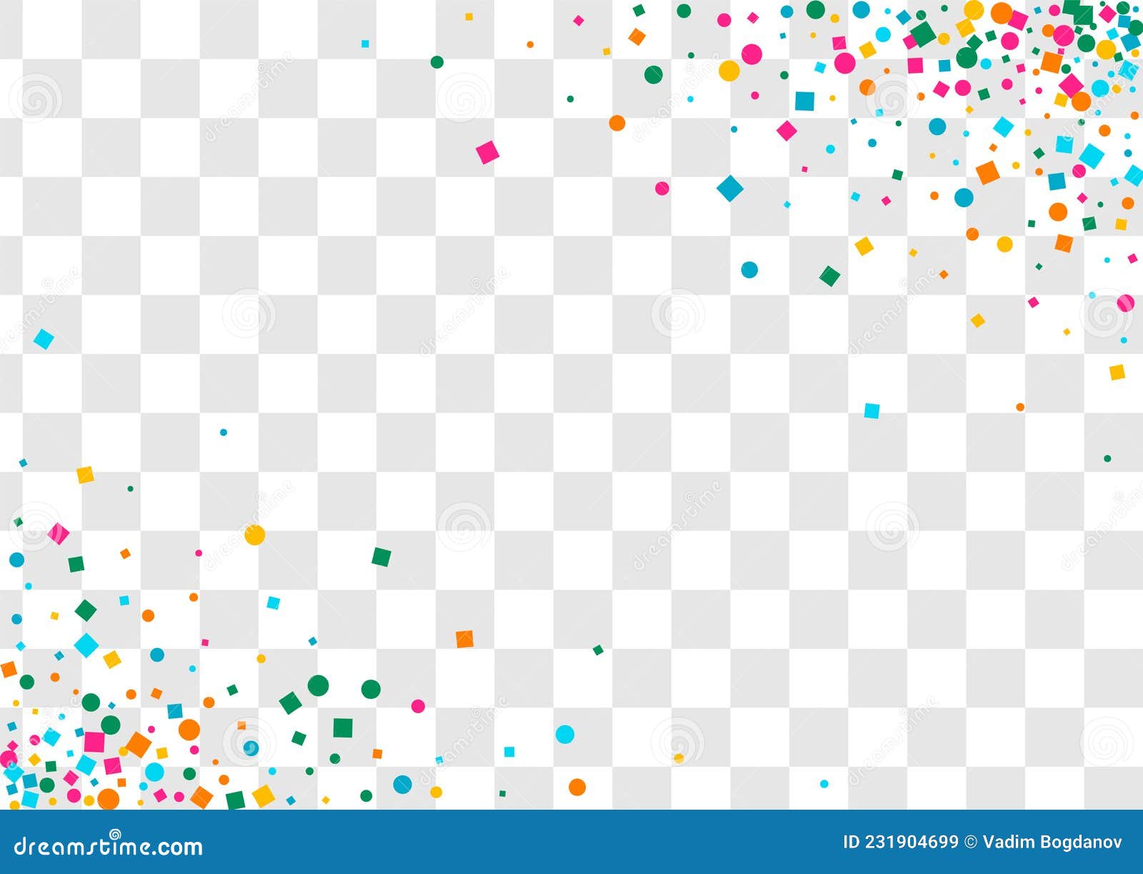 Bright Dot Fun Vector Transparent Background Stock Vector ...