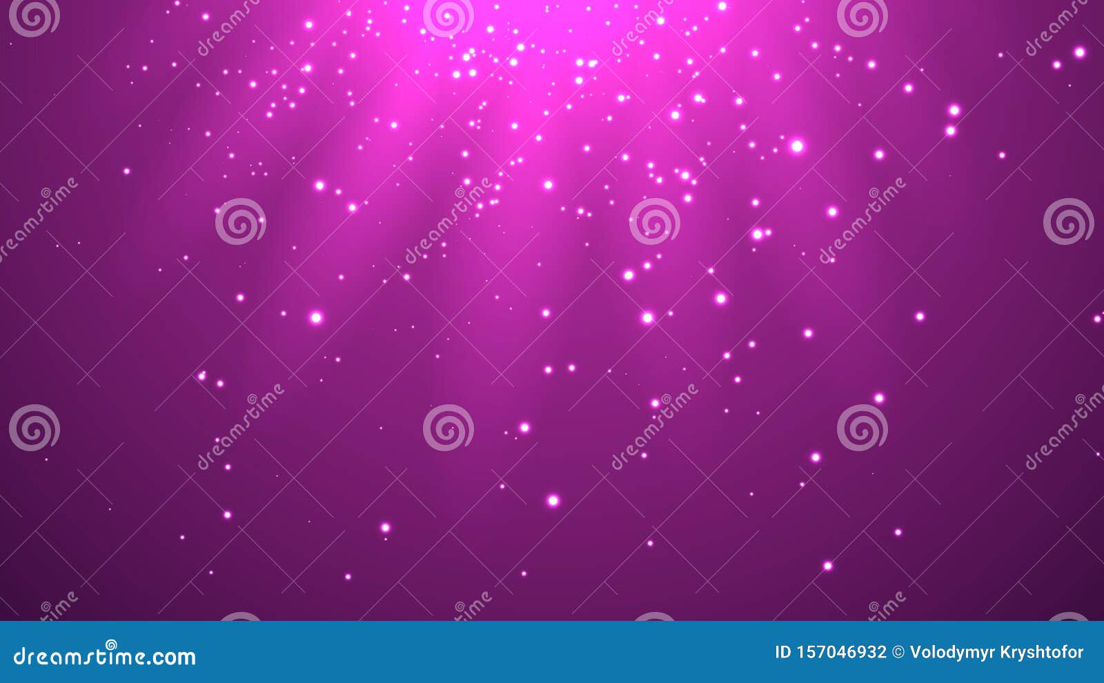 Bright Dust Particles. Rays of Light. Big Data. Digital Background ...