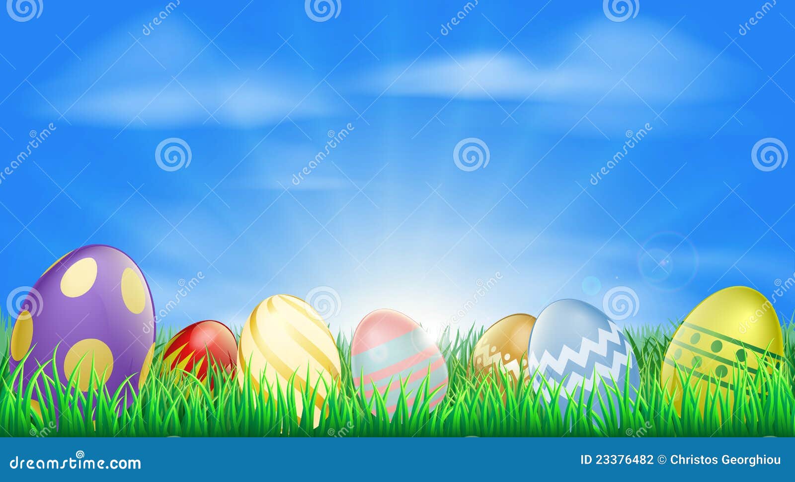 Easter Eggs Festival, Pastel Background Colors Charming, Adorable ...