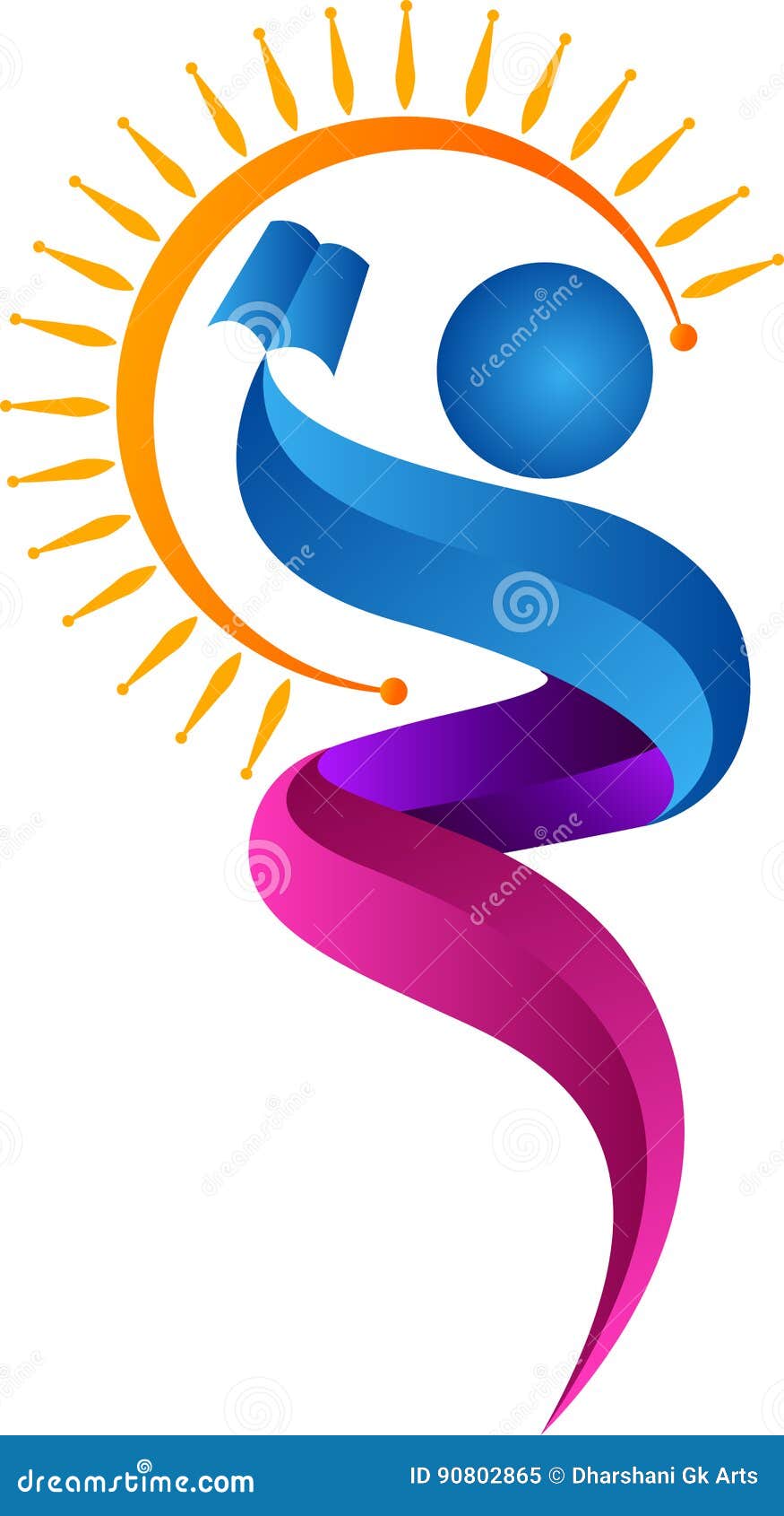 Bright education logo stock vector. Illustration of abstract - 90802865