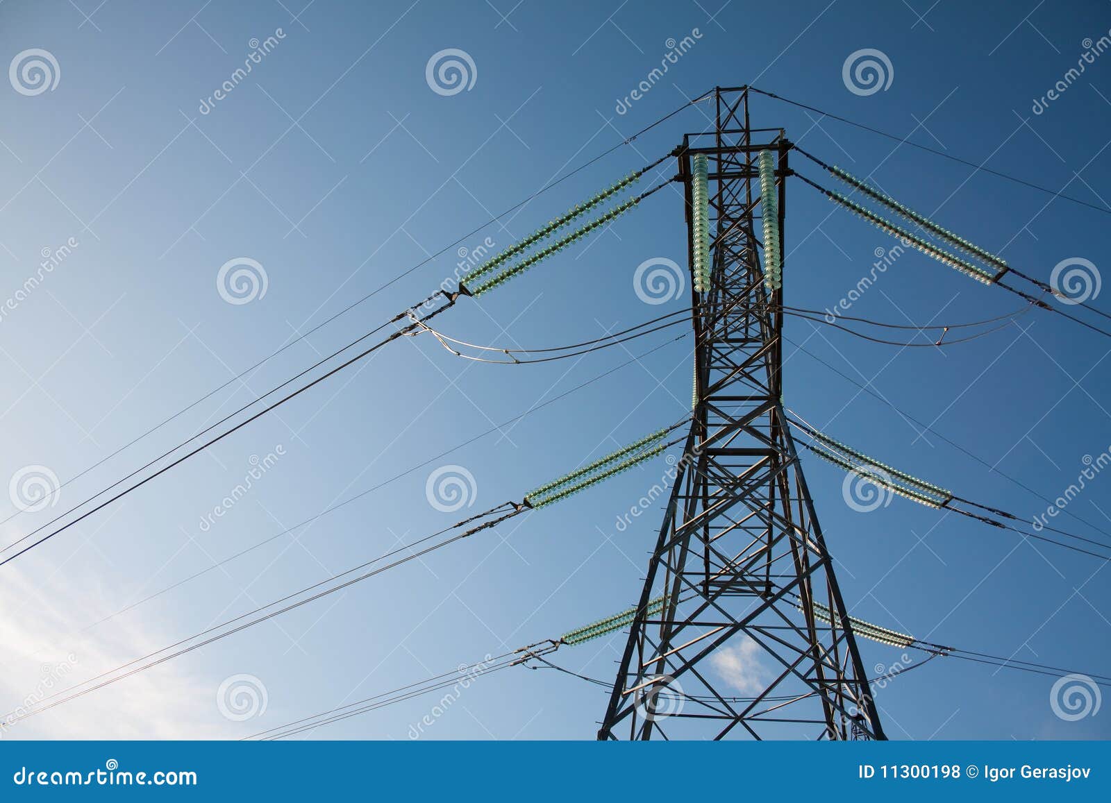 Bright electrial tower stock photo. Image of industry - 11300198