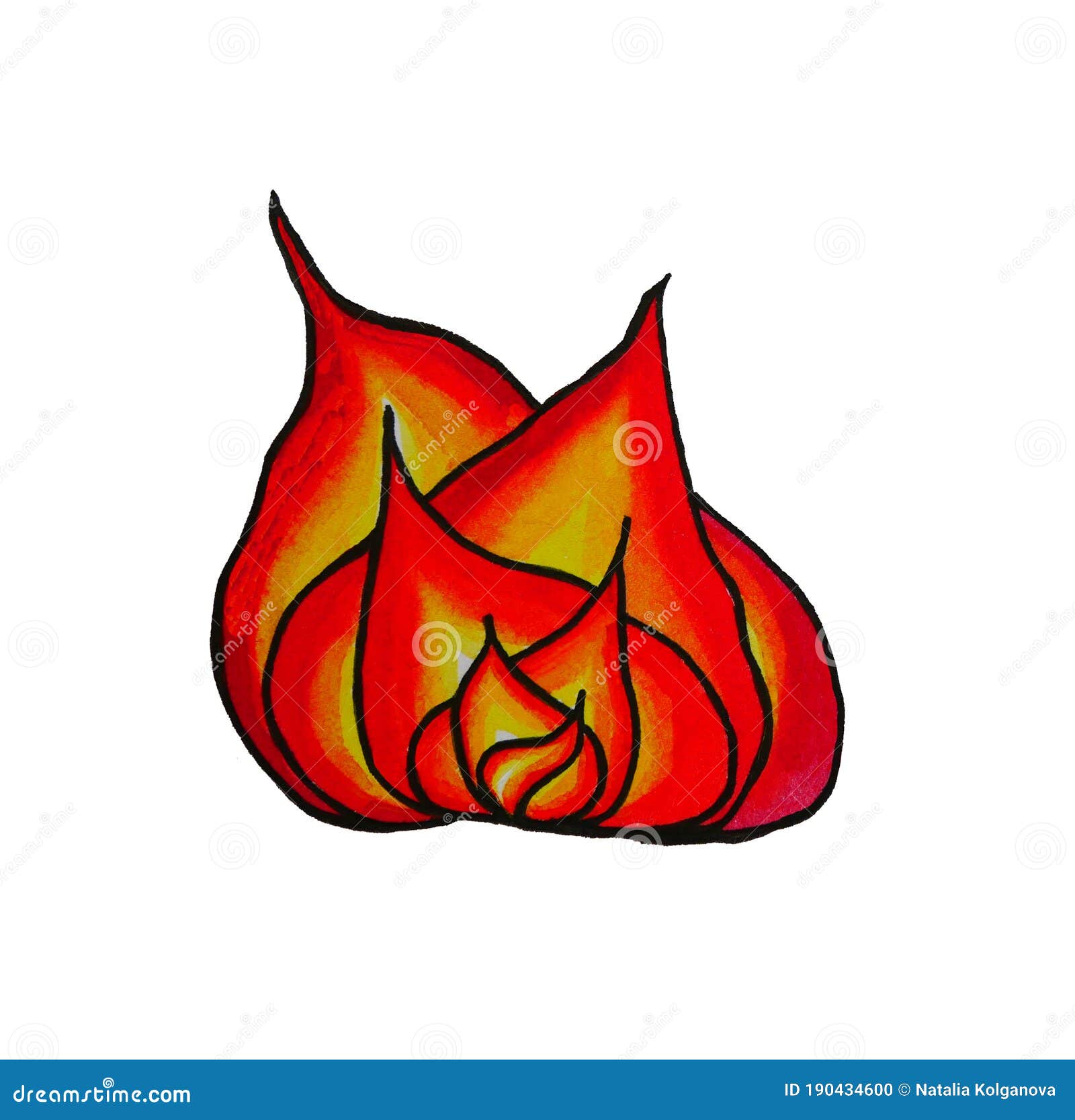 Bright Embracing Fire from the Drop Stock Photo - Image of campfire ...