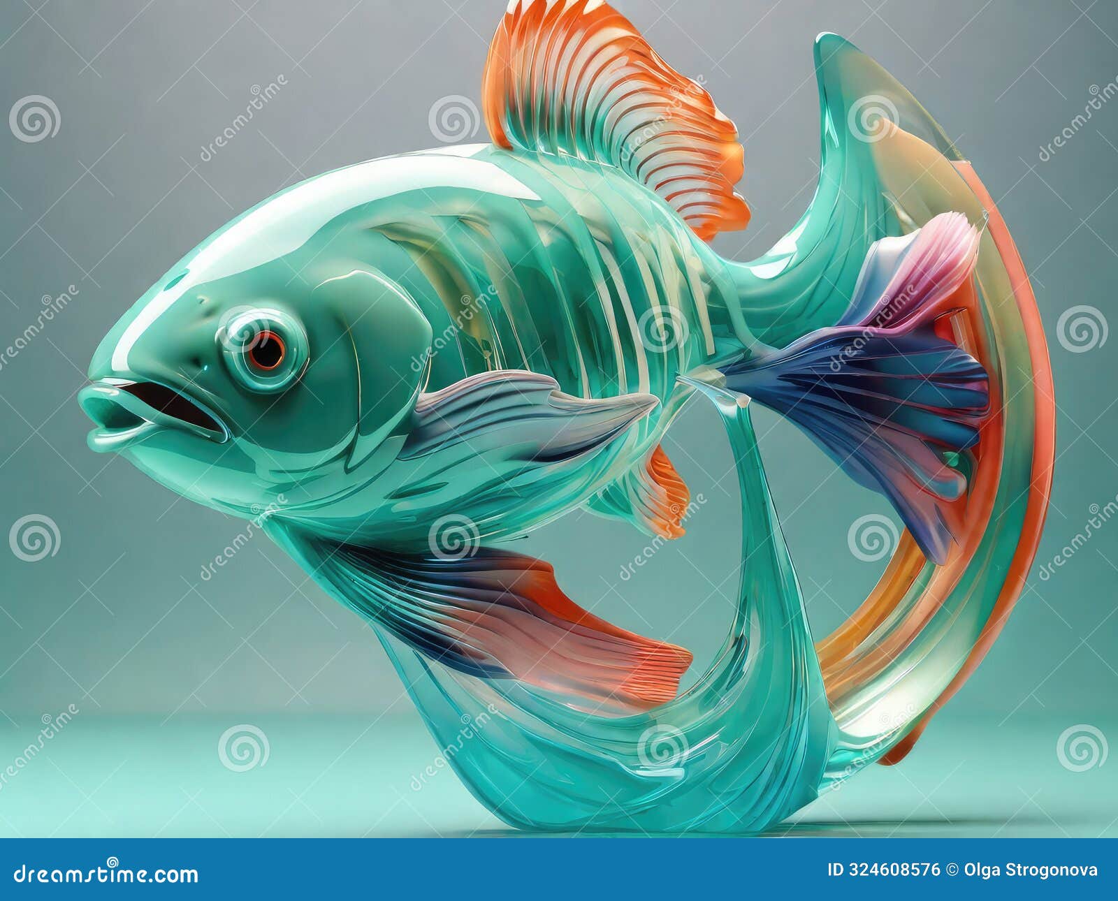 Bright Exotic Fantasy Fish Underwater Stock Photo - Image of aquarium ...
