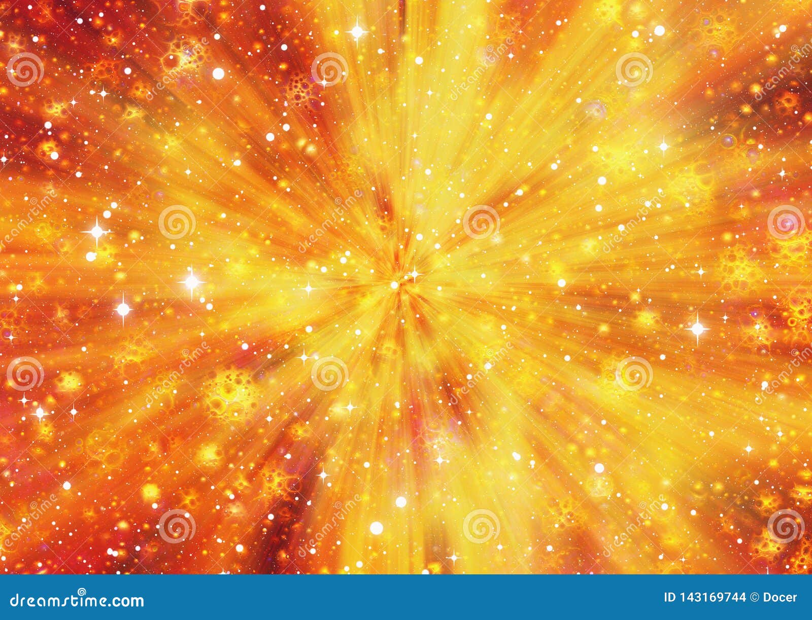 Bright Explosion Fire Speed Burst Backgrounds in Space Stars Stock ...