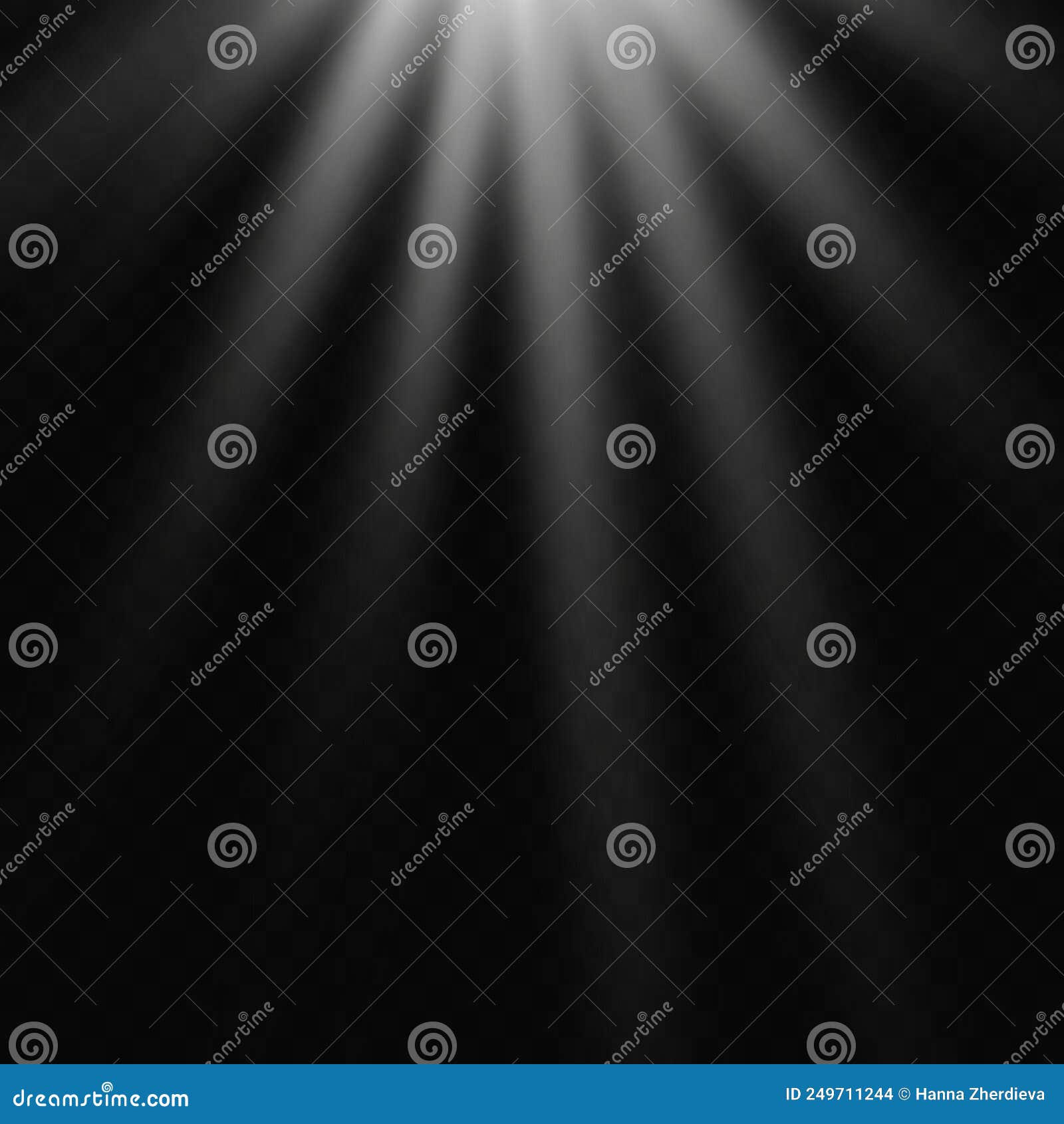 Bright Explosion of a Star, a Flash of Light, Rays on a Transparent ...