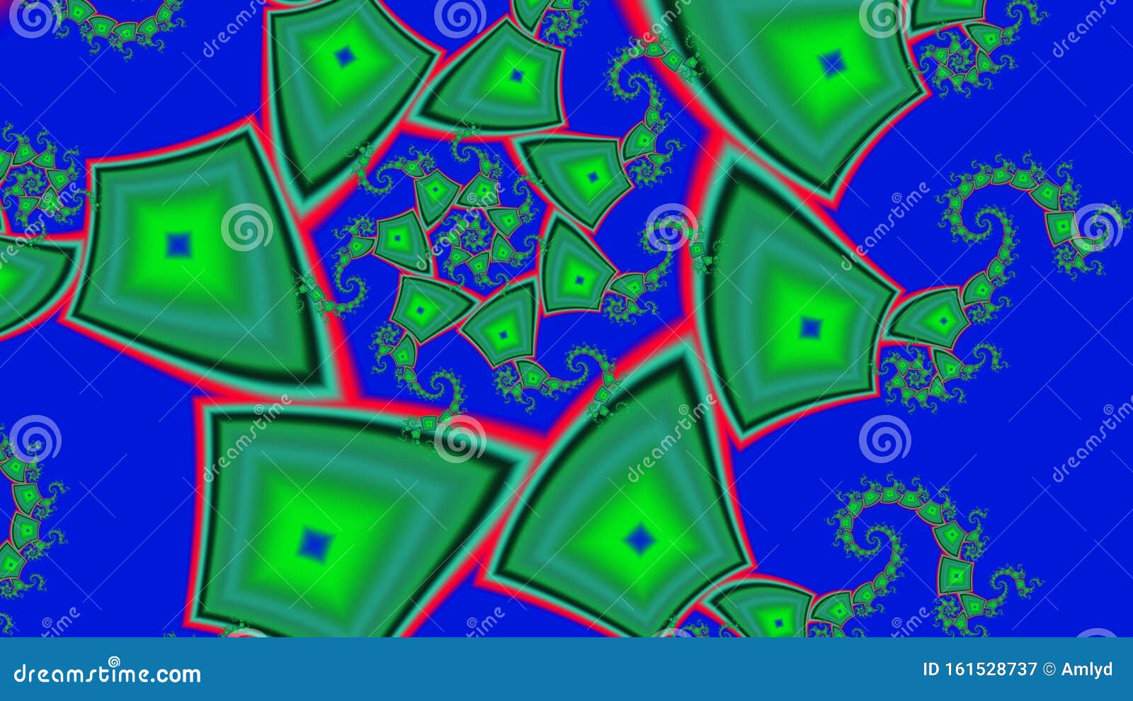 Bright Exuberance Widescreen Stock Illustration - Illustration of ...