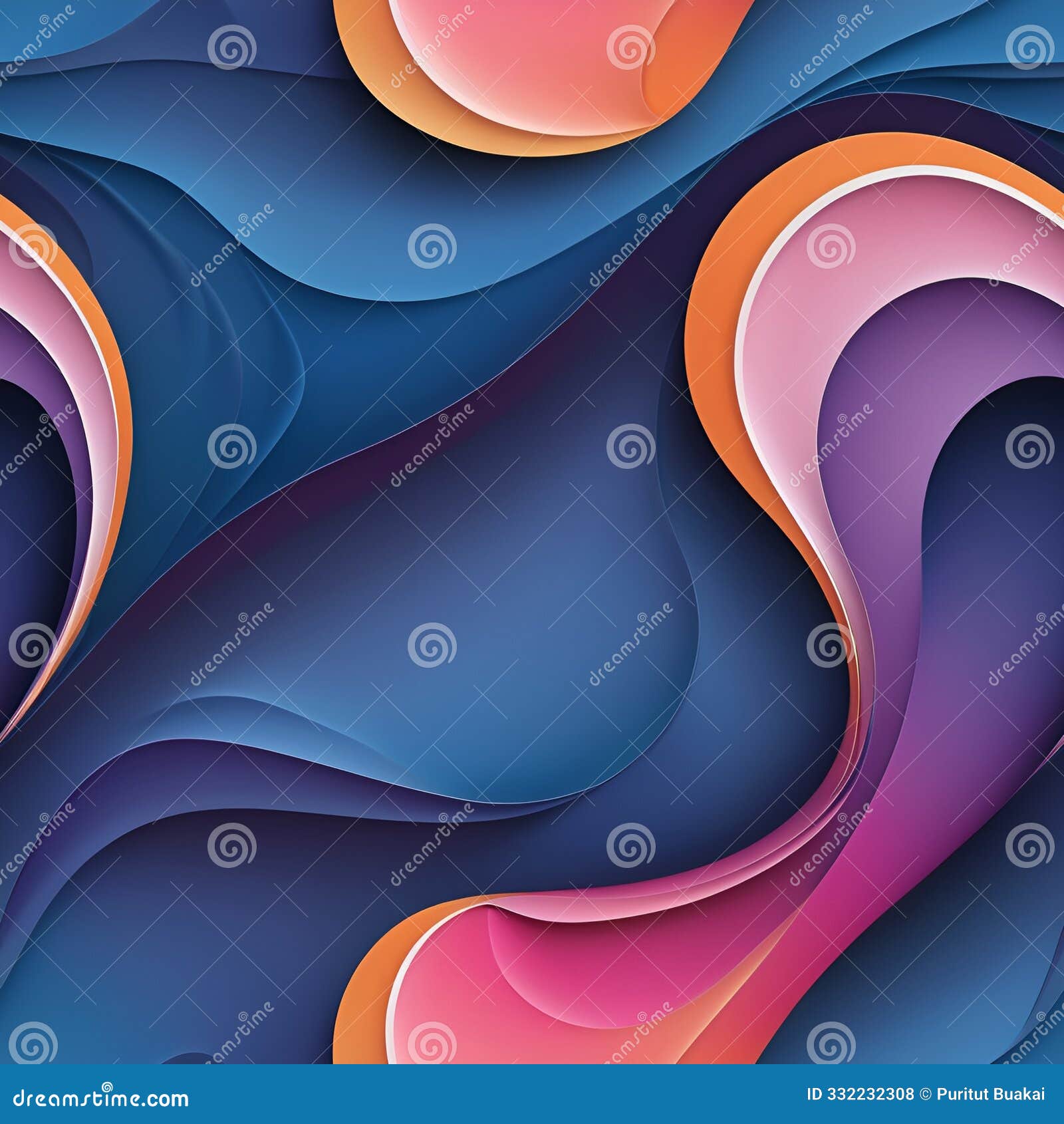 Colorful Wallpapers Created from Gradients. Stock Illustration ...