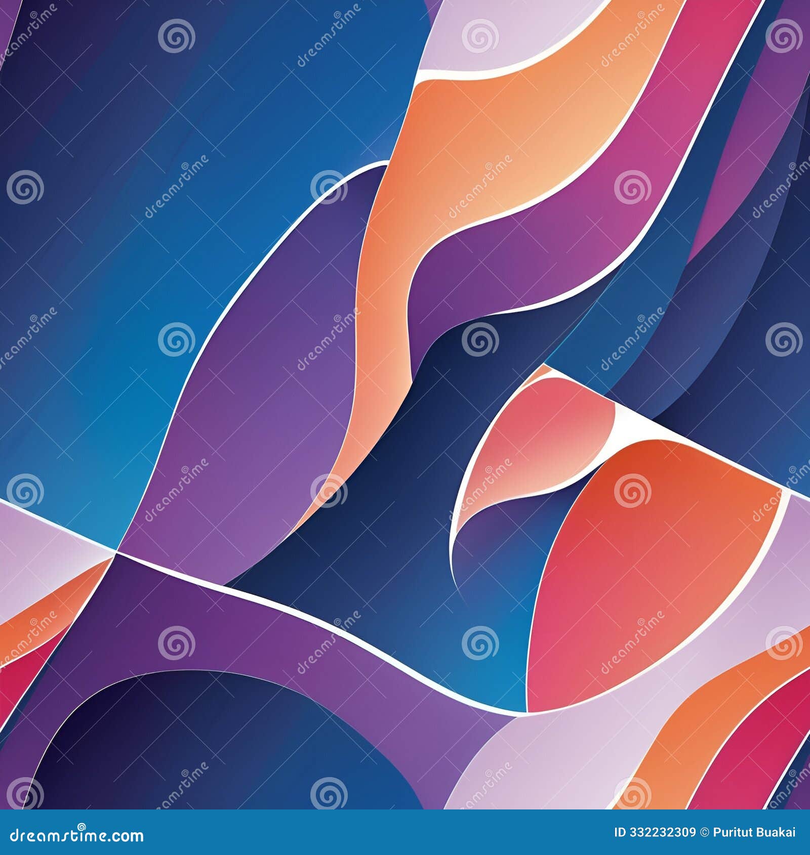 Colorful Wallpapers Created from Gradients. Stock Illustration ...