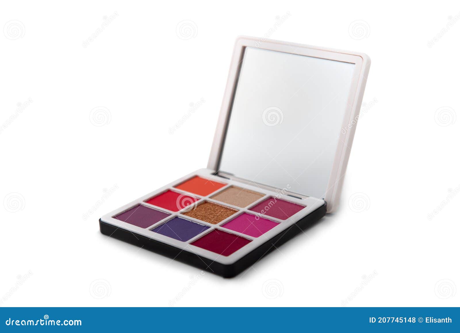Bright eye shadow palette stock photo. Image of color - 207745148