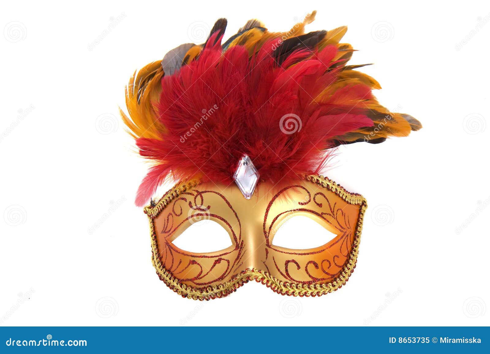 Bright fancy mask stock image. Image of doll, gold, conceal - 8653735