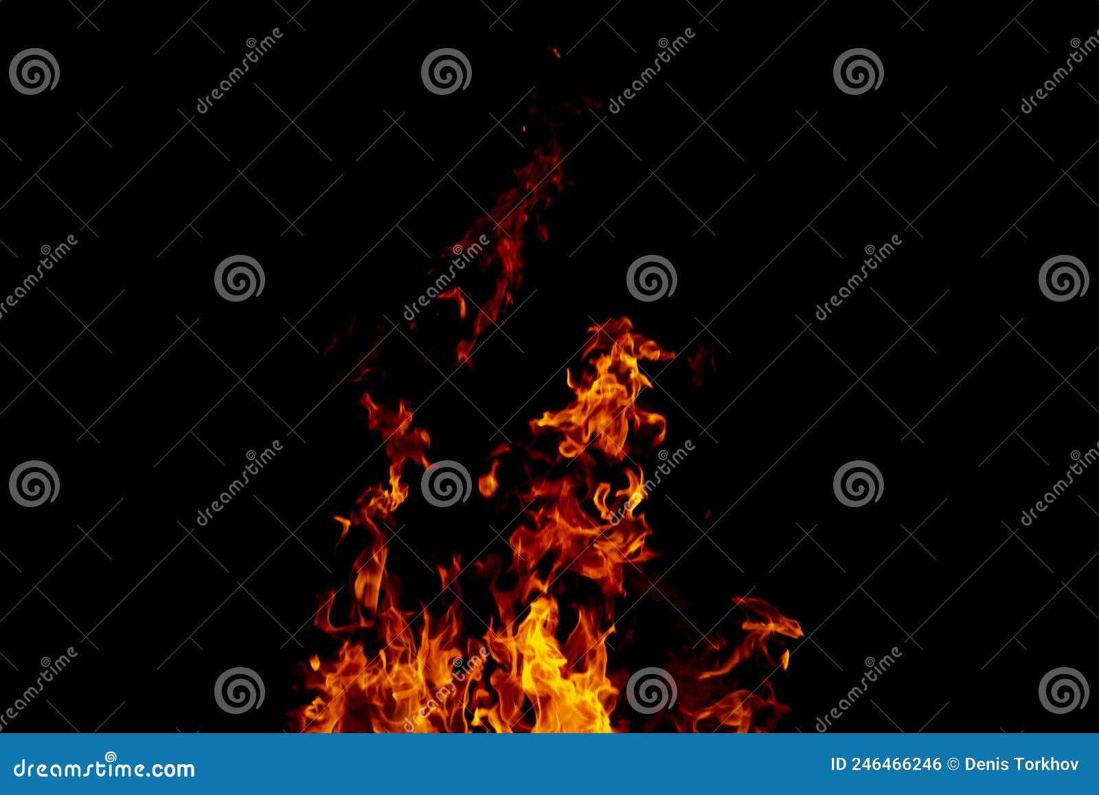 Bright Fiery Symbol On A Black Background. Fire Background. Fire Flame ...
