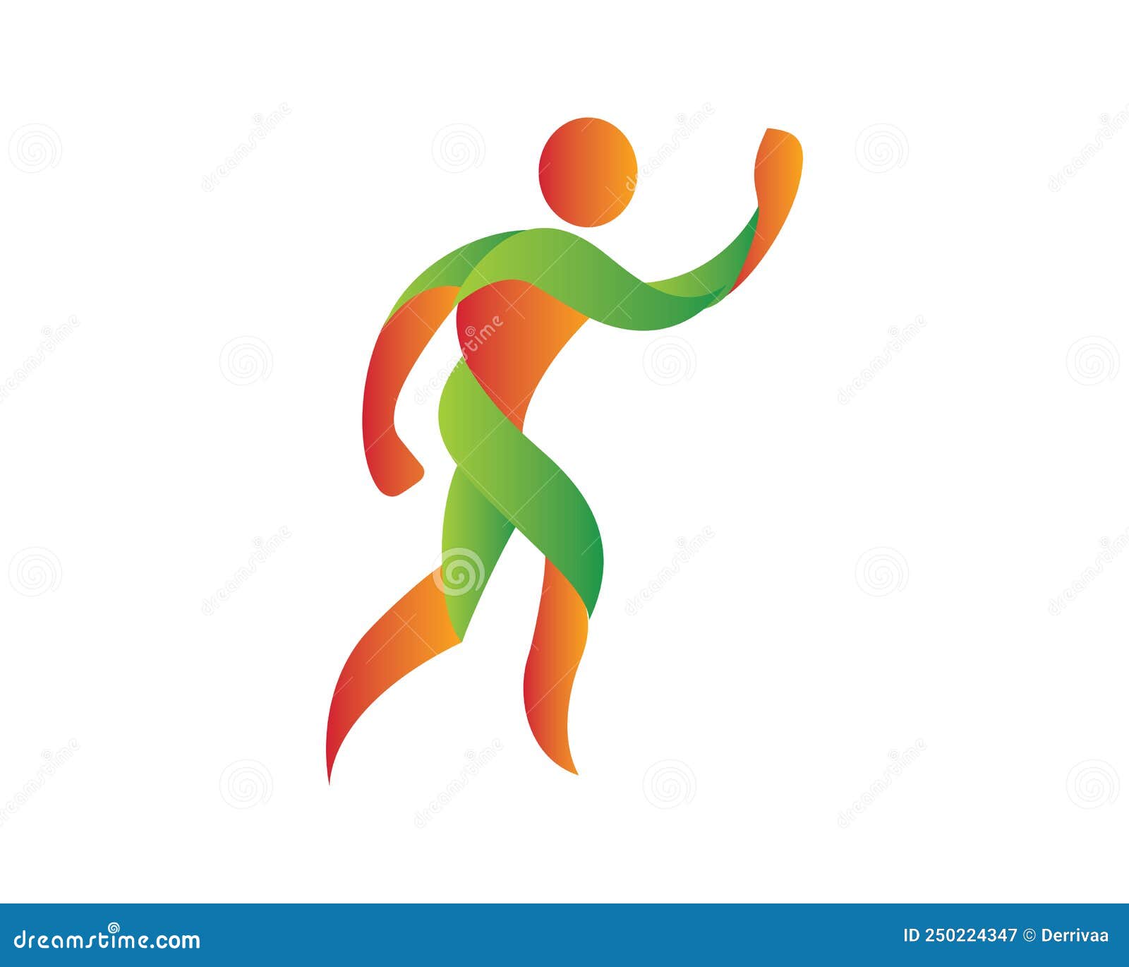 Bright Figure Symbolizing Power and Success Illustration Stock Vector ...