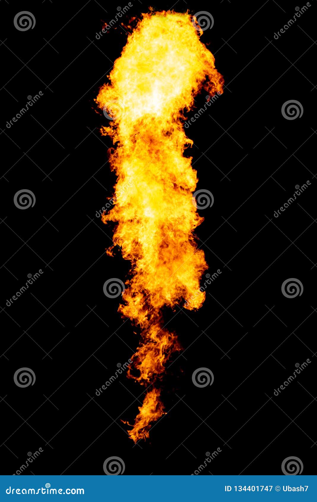 Flame isolated on black stock image. Image of hell, flames - 134401747